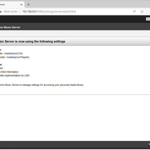 This is a guide to setting up the Lyrion Music Server on the Raspberry ...