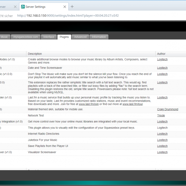 A guide to setting up a Logitech Media Server on a Raspberry Pi 4.