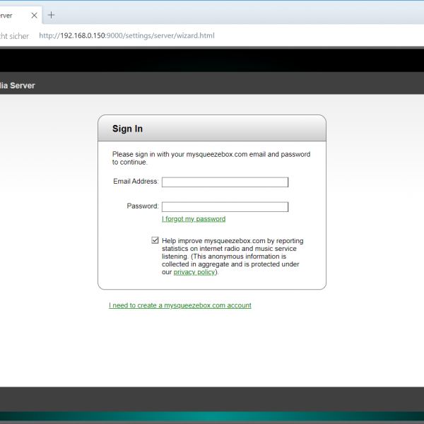 A guide to setting up a Logitech Media Server on a Raspberry Pi 4.